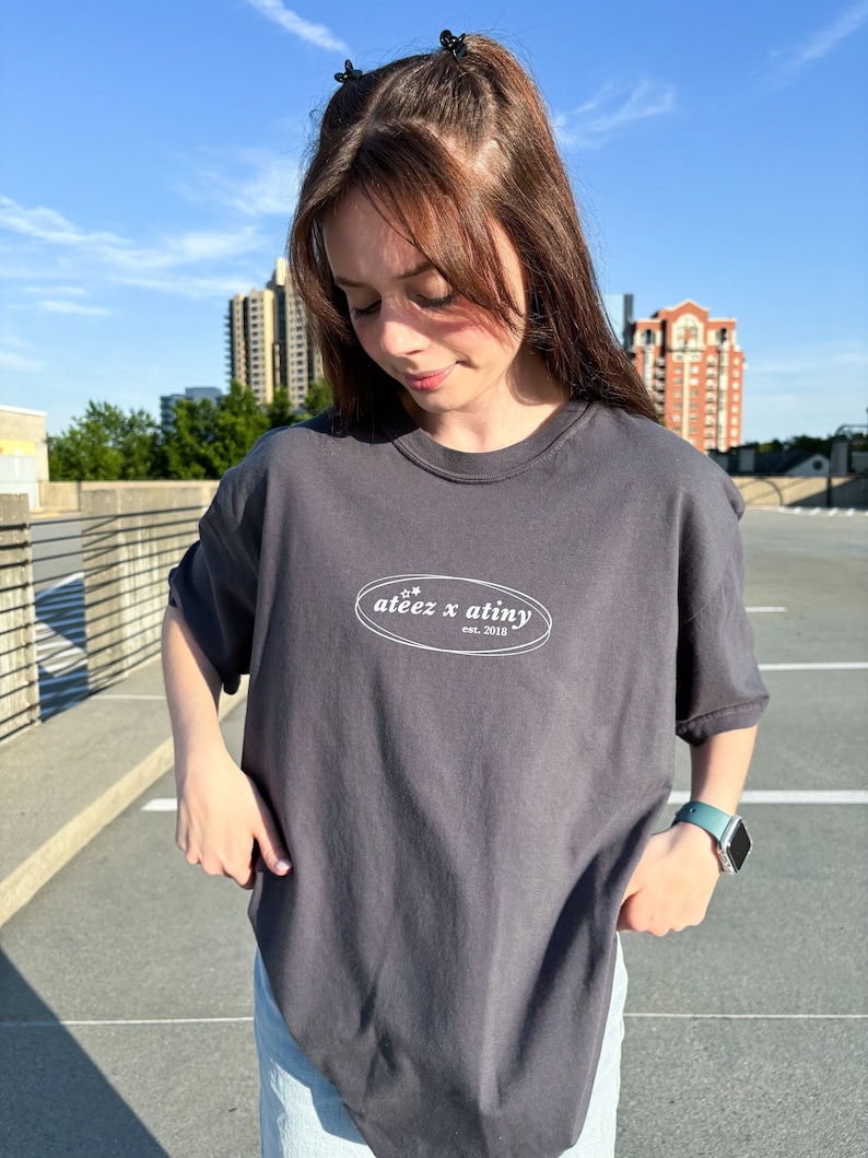 Ateez Atiny Shirt, ATEEZ Tee, Minimalist Tshirt, Subtle Kpop Merch ...