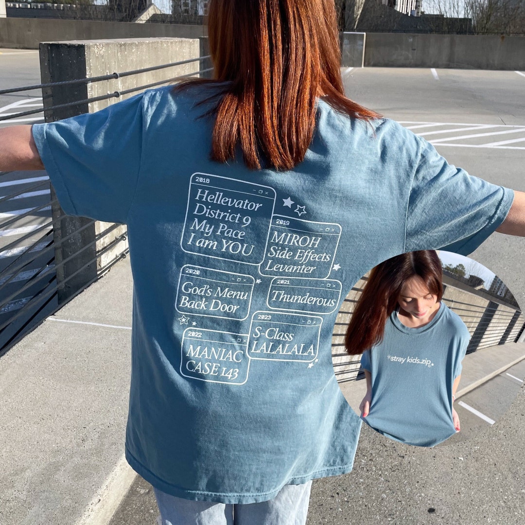 Stray Kids Title Track Shirt, SKZ Tee, Subtle Kpop Merch, Y2K, STAY ...