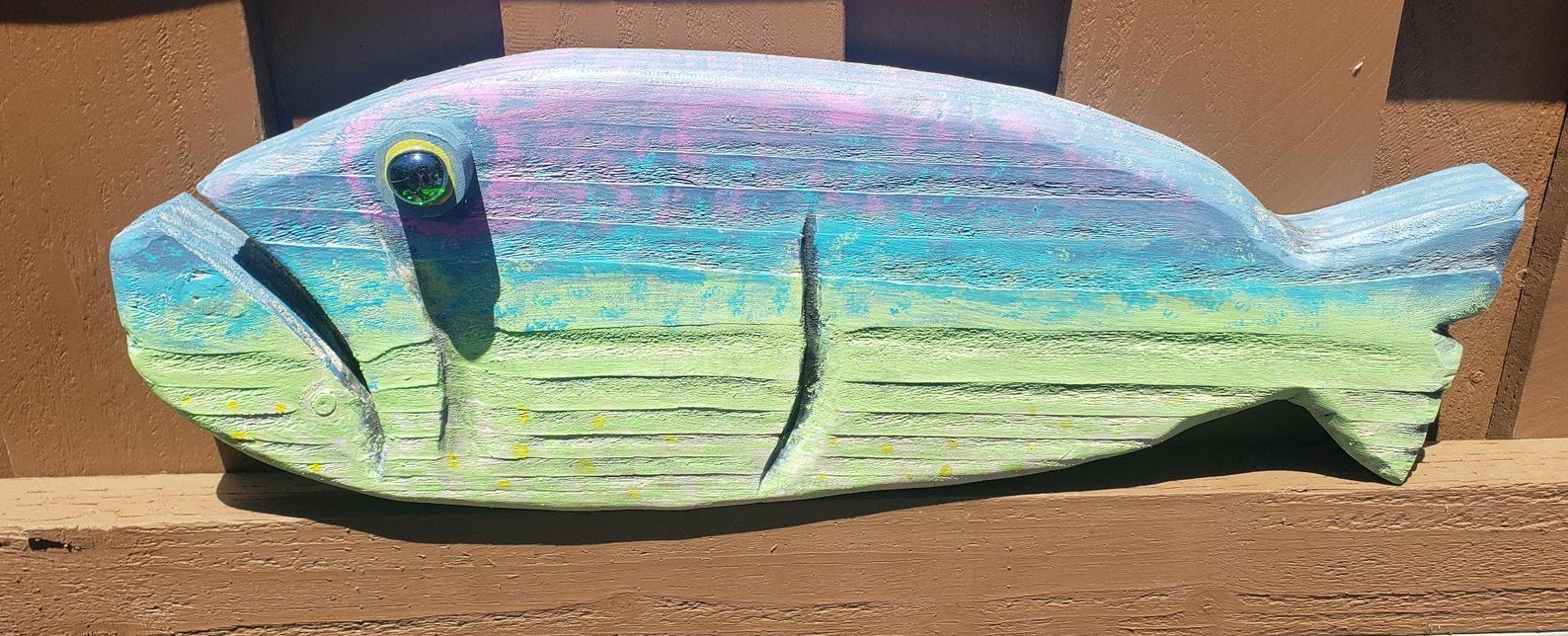 Whimsical Wood Fish Wall Art, Coastal, Beach, Tropical, Tiki Fish 0003 ...