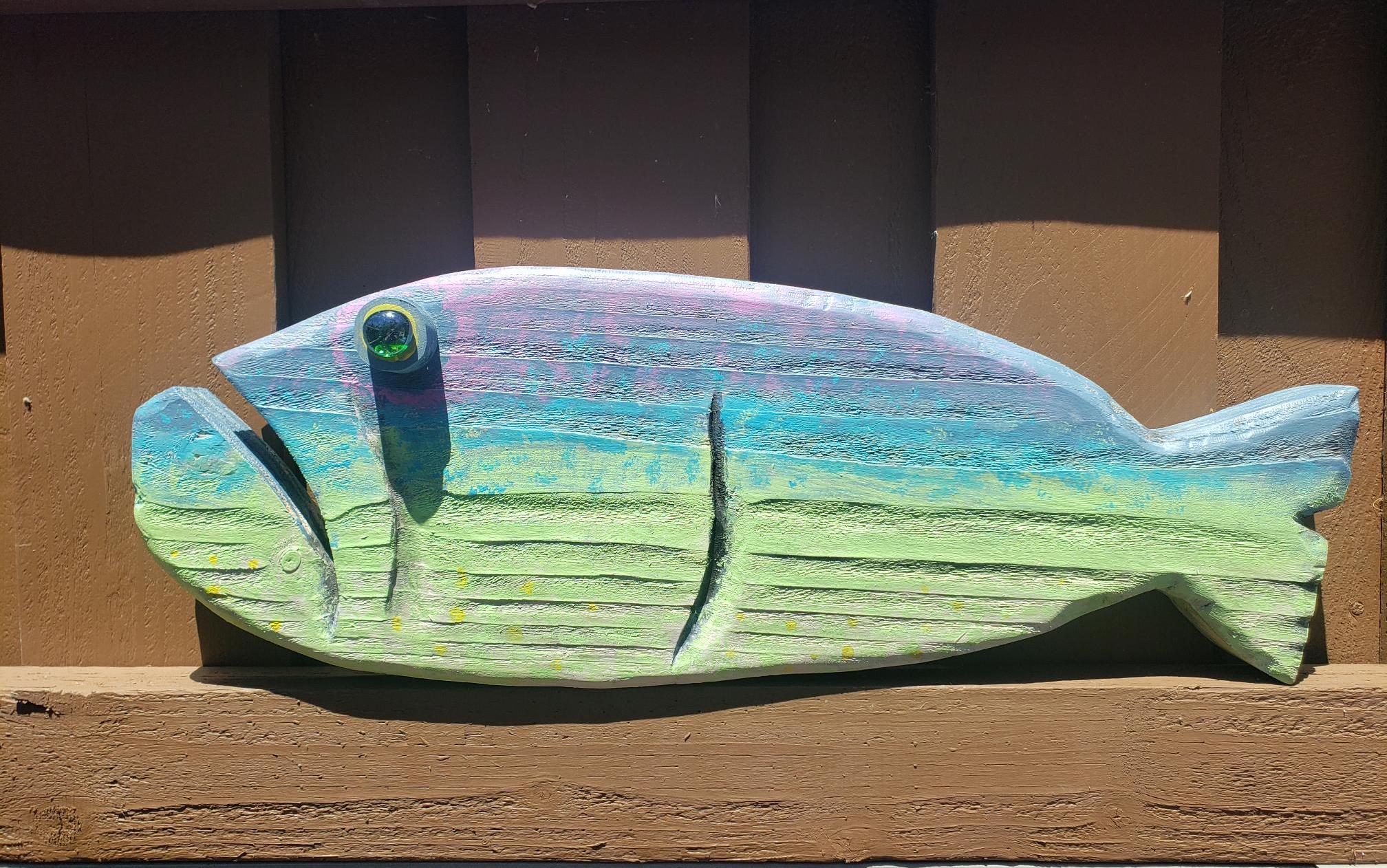 Whimsical Wood Fish Wall Art, Coastal, Beach, Tropical, Tiki Fish 0003 ...