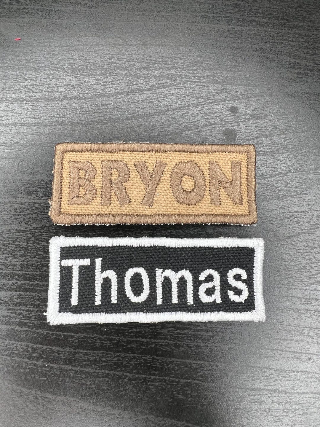 Custom Rectangle Iron on Name Tag 3x1.5 Inch - Etsy