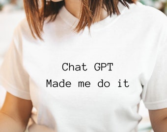 Chat Gpt Shirt - Etsy