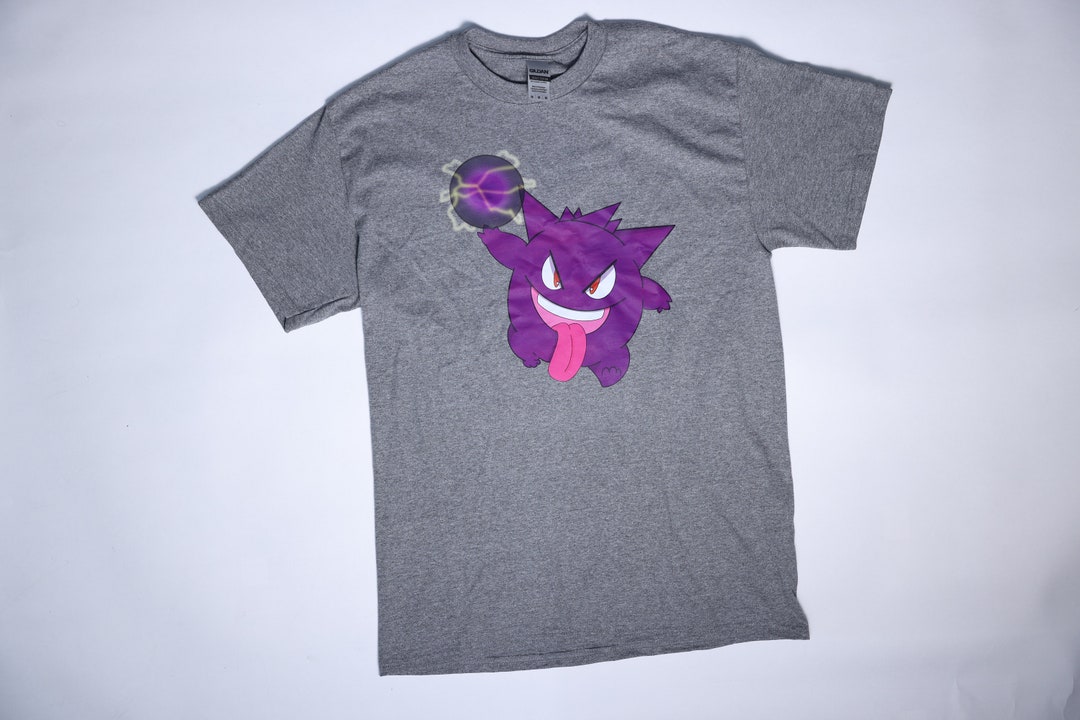 Fan Art Gengar T-shirt. Anime T-shirt. Anime Tee. - Etsy