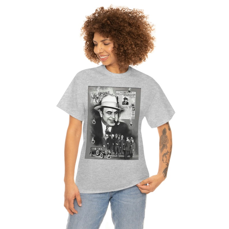 Al Capone's City of Chicago Heavy Cotton Tee - Etsy