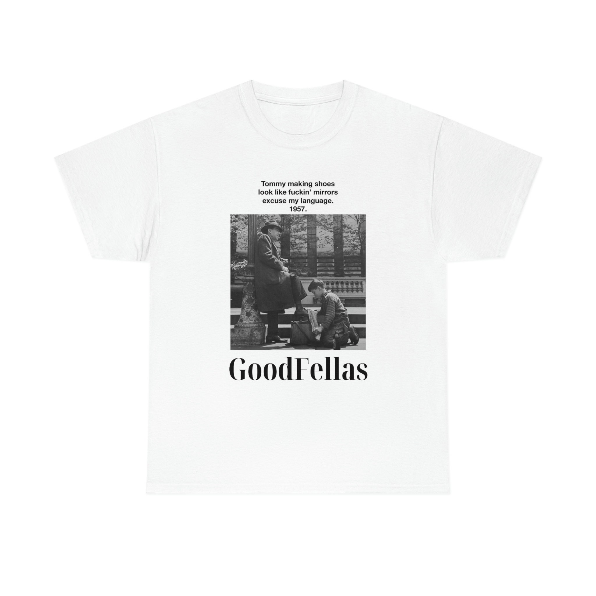 Goodfellas Tommy Shining Shoes Gangster Heavy Cotton Tee - Etsy