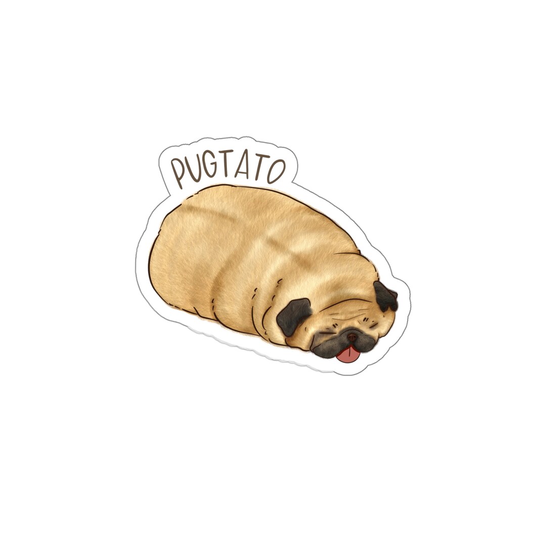 Pugtato Sticker - Etsy