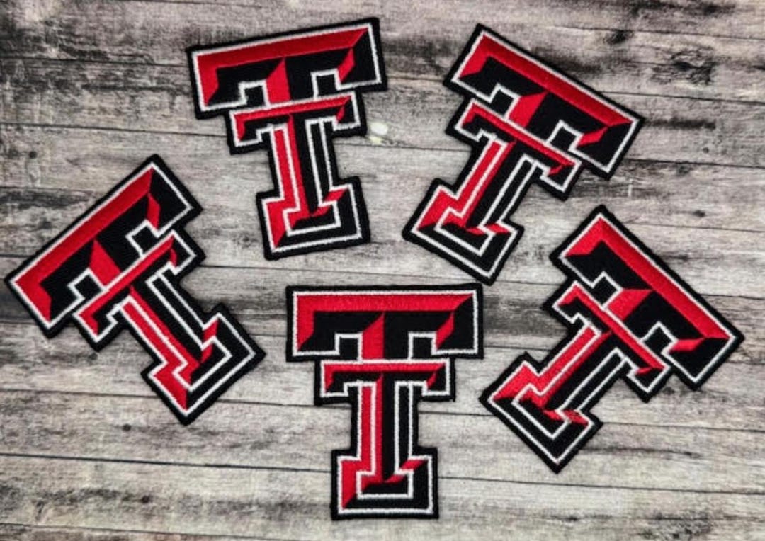 Custom Texas Tech Red Raiders Hat Patch Lubbock Red Dirt Wreck Em - Etsy