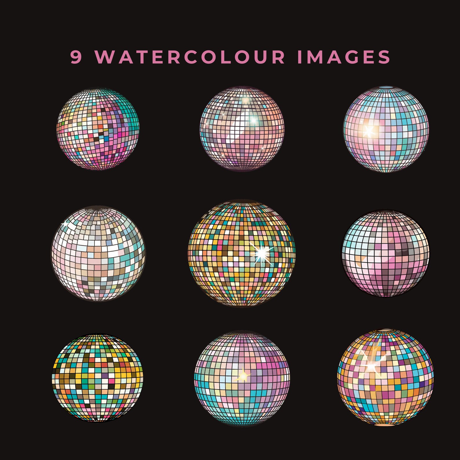 Retro Disco Ball Png, Mirror Ball Clipart, Disco Ball Decor Retro ...