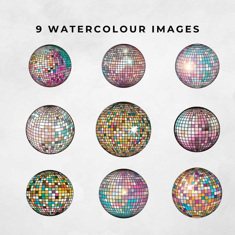 Retro Disco Ball Png, Mirror Ball Clipart, Disco Ball Decor Retro ...