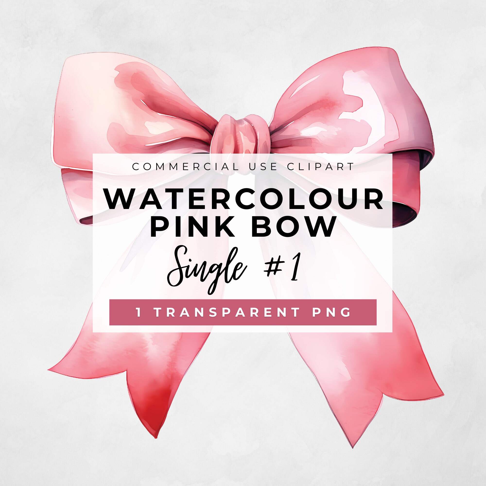 Watercolor Pastel Pink Bows Clipart PNG Pastel Ribbon Bow, Silk Bow ...