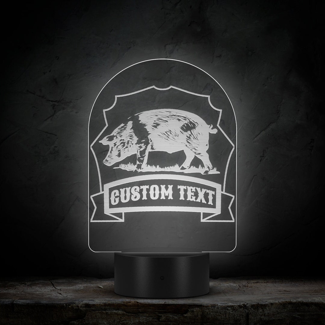 Custom Show Pig LED Sign, Farm Logo, Livestock Show Banner, Livestock ...