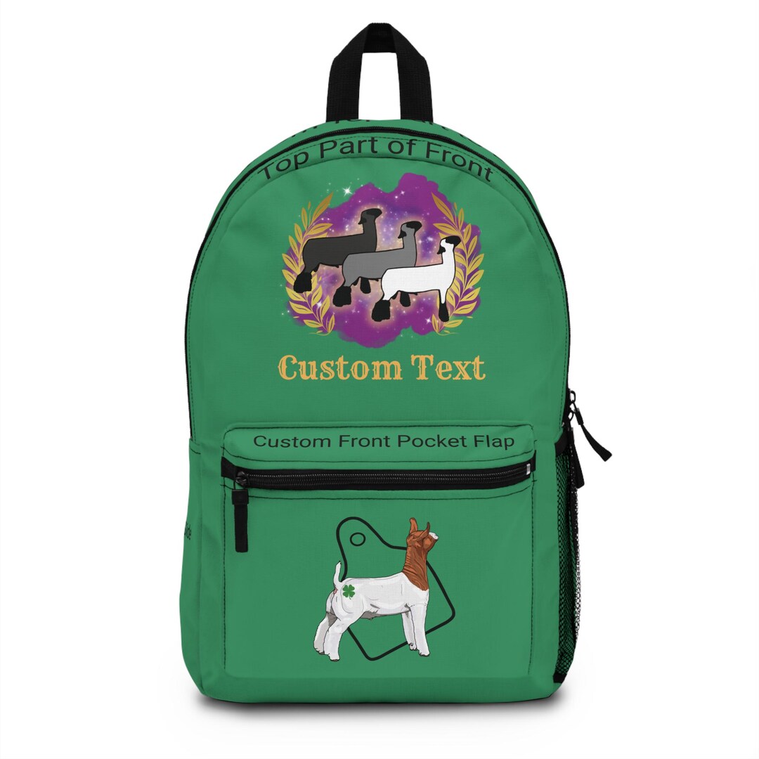 Ultimate Personalized Showstock Backpack, Livestock Backpack, Show ...