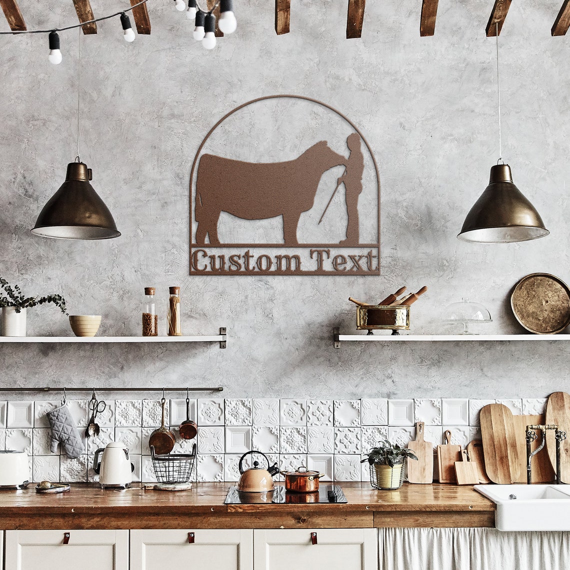 Custom Beef Show Cow Metal Show Cattle Sign, Farm Logo, Livestock Show ...