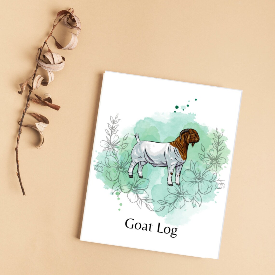 Goat Operation Log - Printable - Digital Download - Canva Template ...
