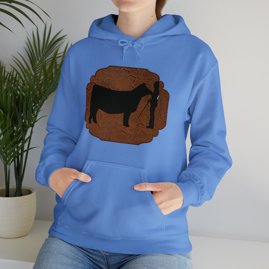 Show Steer Hoodie, Show Cow, Beef Cattle Show Brace for Livestock Shows ...