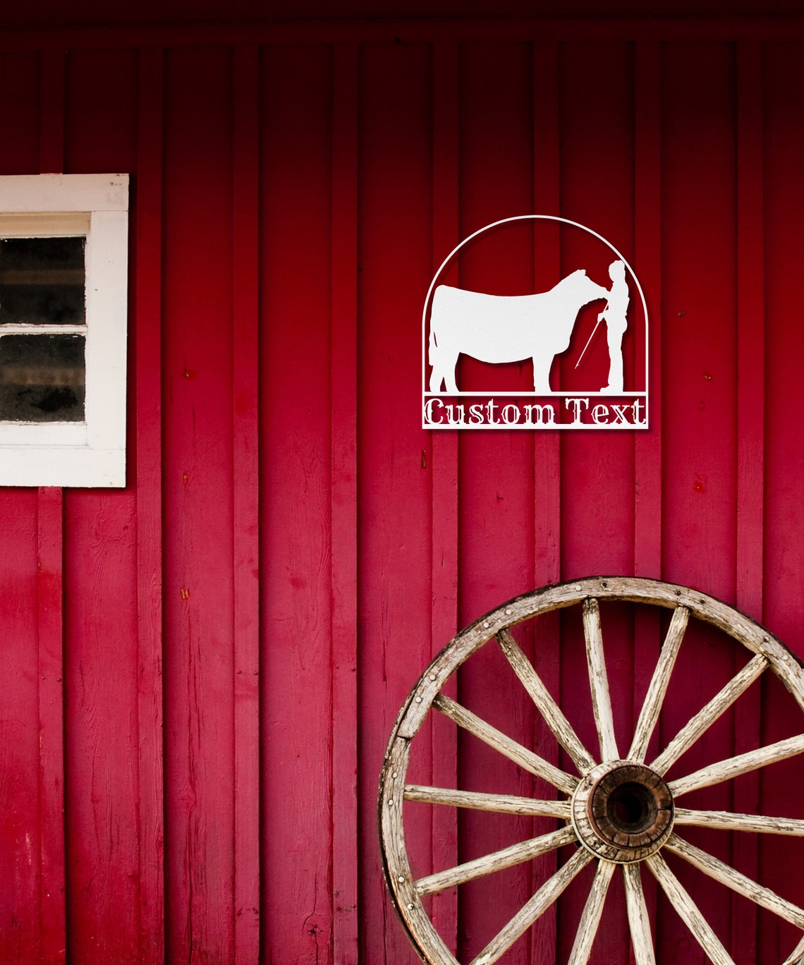 Custom Beef Show Cow Metal Show Cattle Sign, Farm Logo, Livestock Show ...