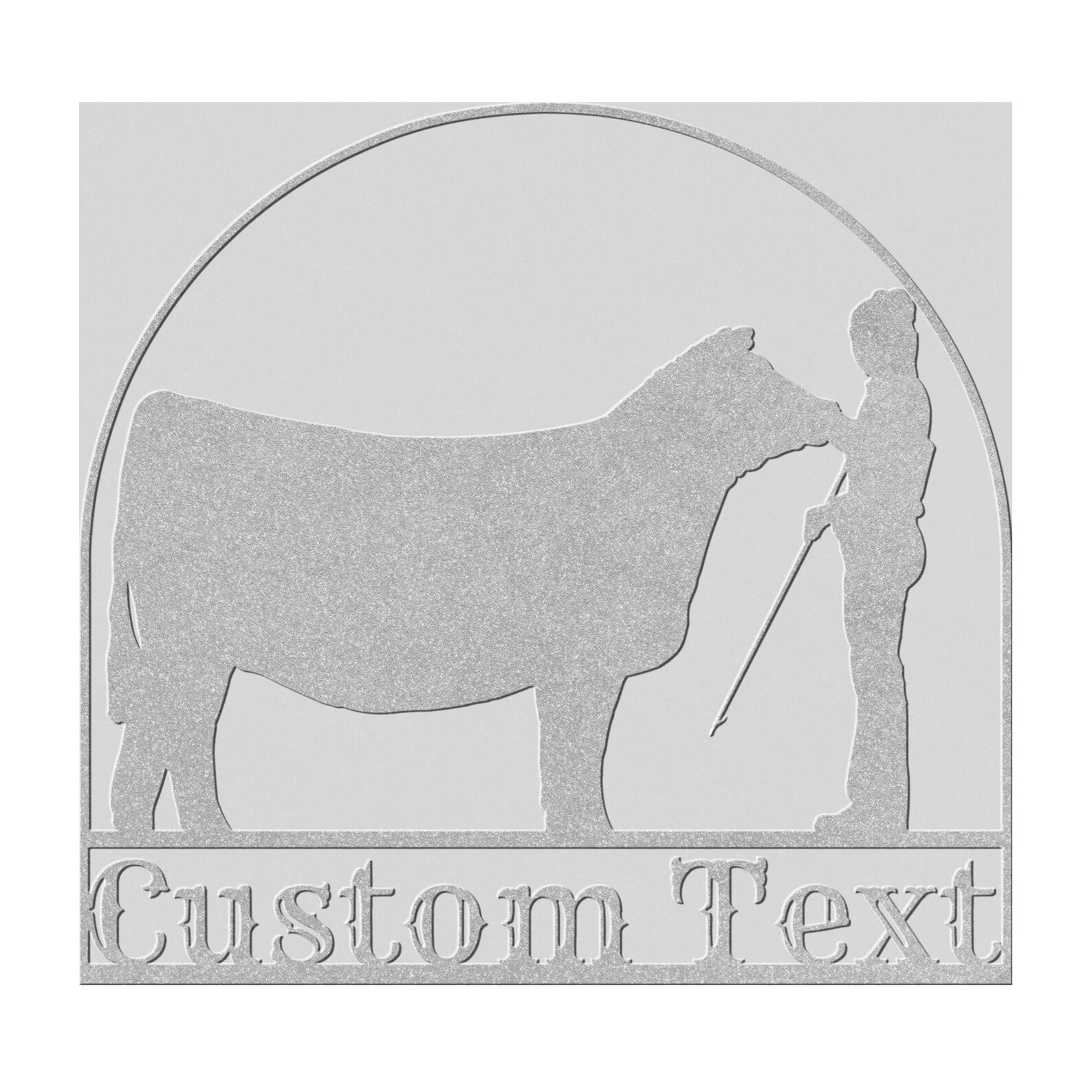Custom Beef Show Cow Metal Show Cattle Sign, Farm Logo, Livestock Show ...