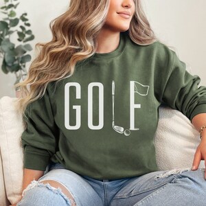 Golf Sweatshirt for Women Golf Gift for Her Golfer Gift Golf Mom Women ...