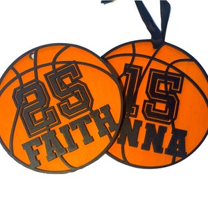 Custom Basketball Locker Sign With Name and Number Personalized Wood ...