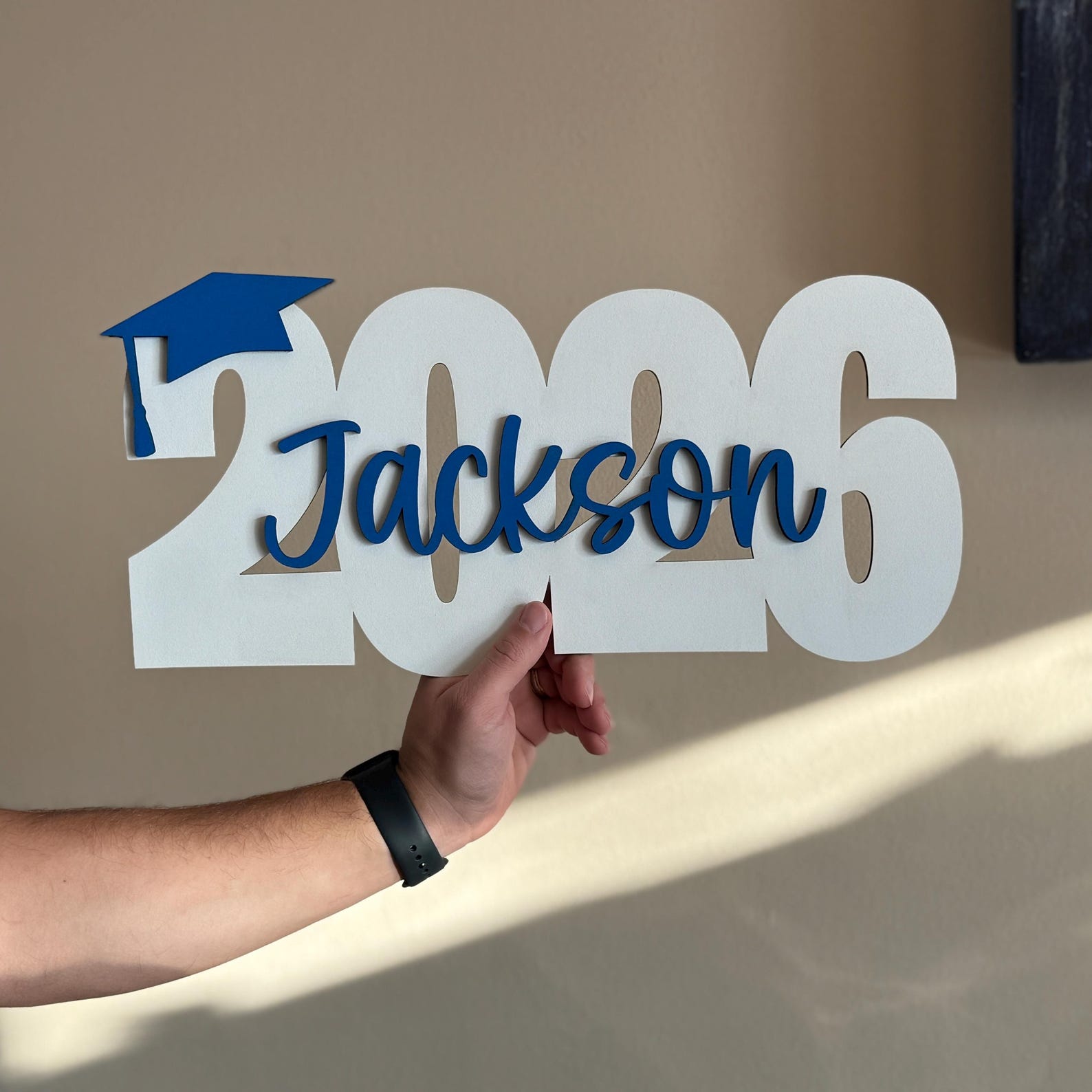 Graduation Name Sign Photo Prop for Senior Photos Grad Party ...