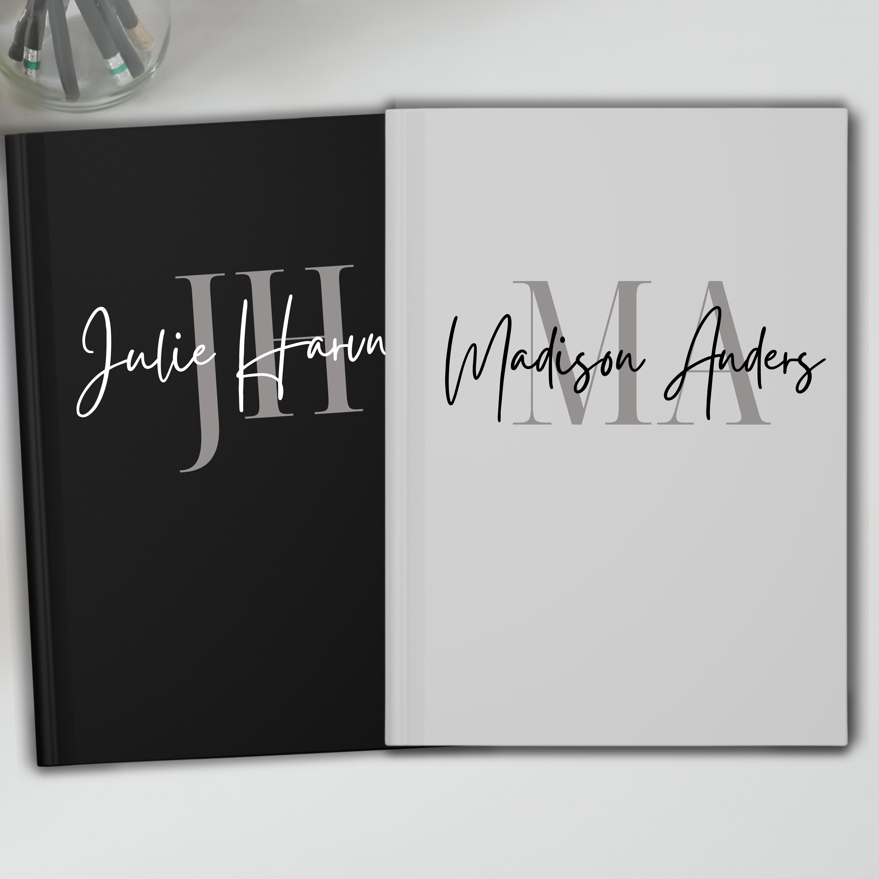 Monogrammed Journal Personalized Journal Cute Personalized Diary Custom ...