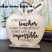Teacher Apple Sign Teacher Teacher Appreciation Week Teacher Retirement ...