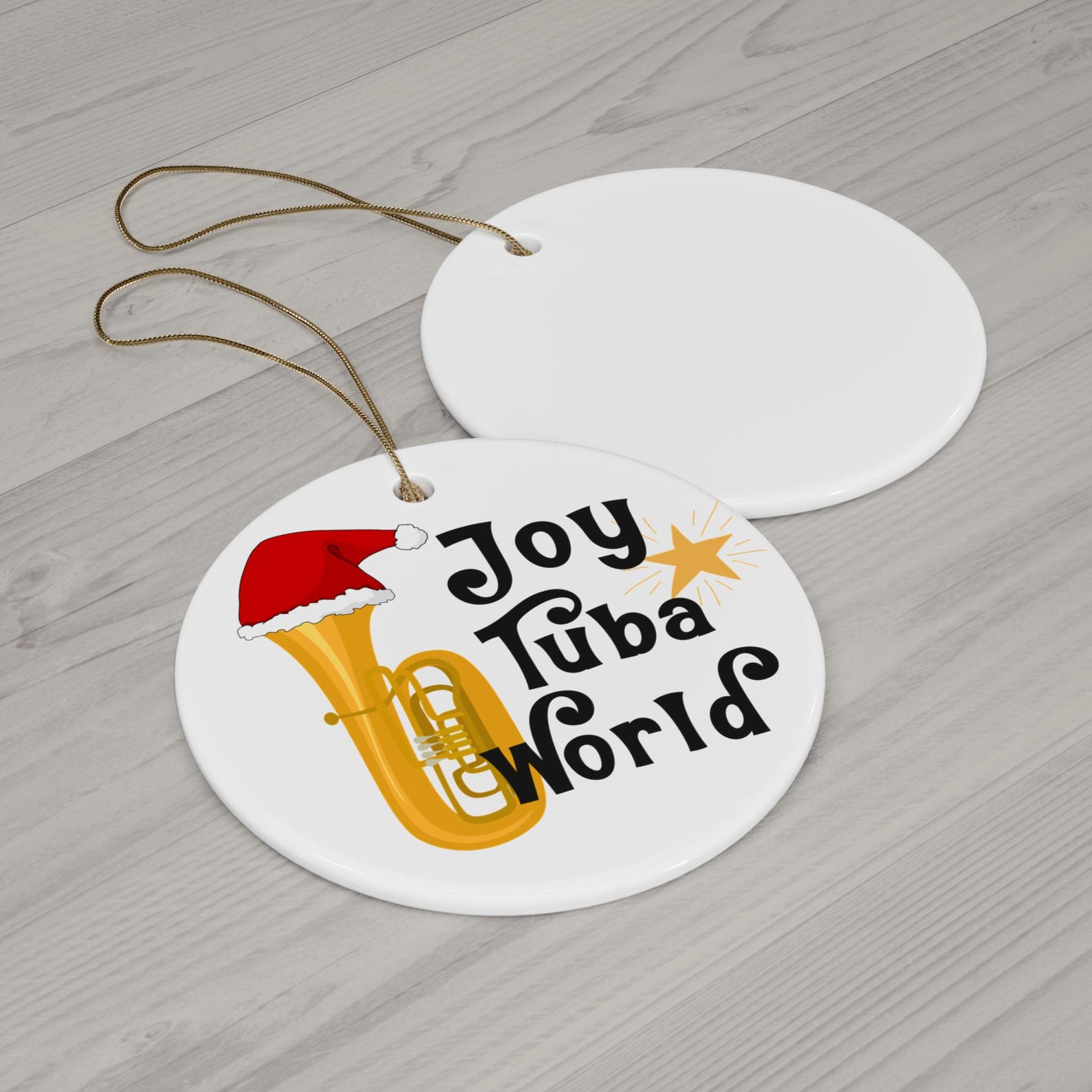 Tuba Christmas Ornament Joy Tuba World Gift for Tuba Player Gift Idea ...
