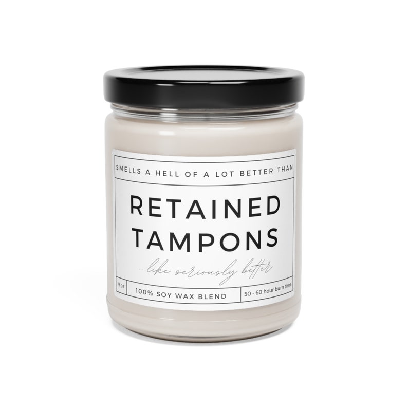 OBGYN Gift Retained Tampon Candle Funny Gynecology Gift Baby Doctor ...