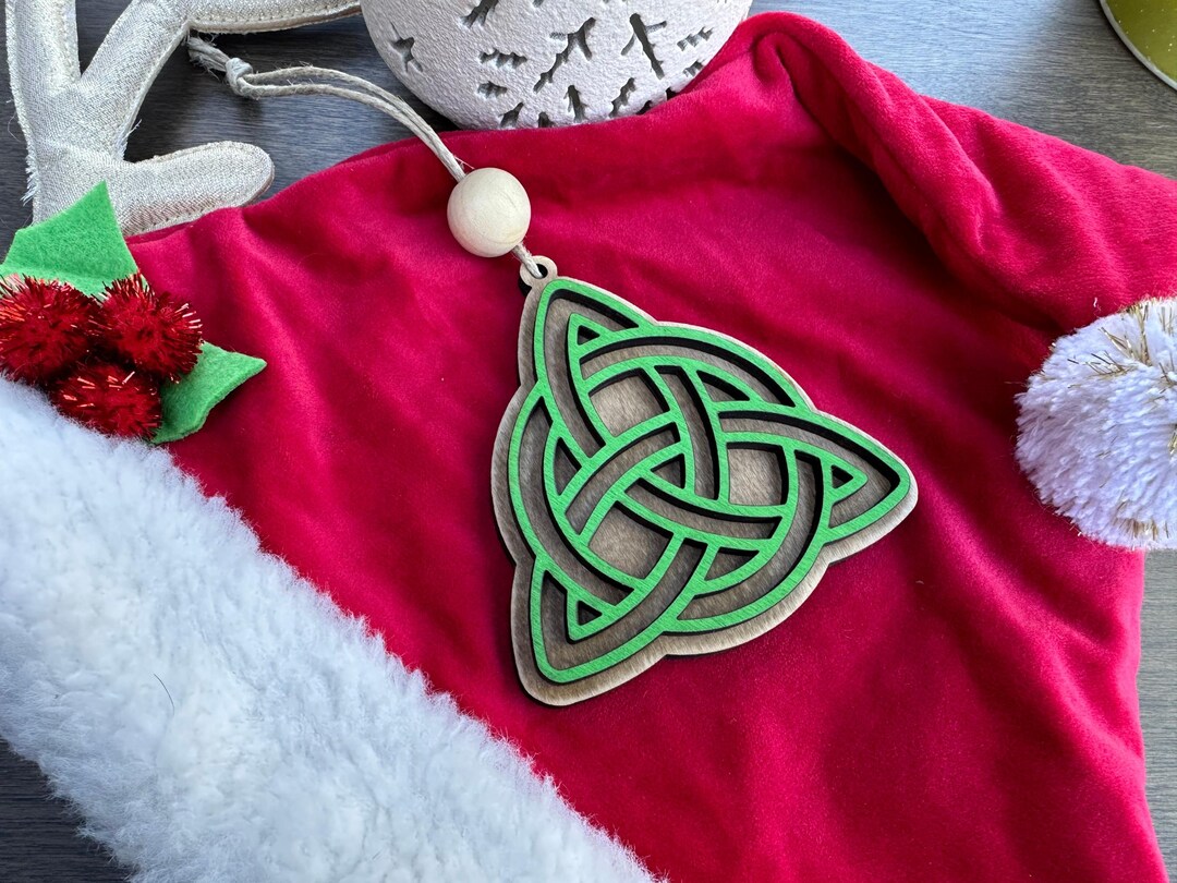 Celtic Knot Christmas Ornament Irish Christmas Decor Celtic Christmas ...