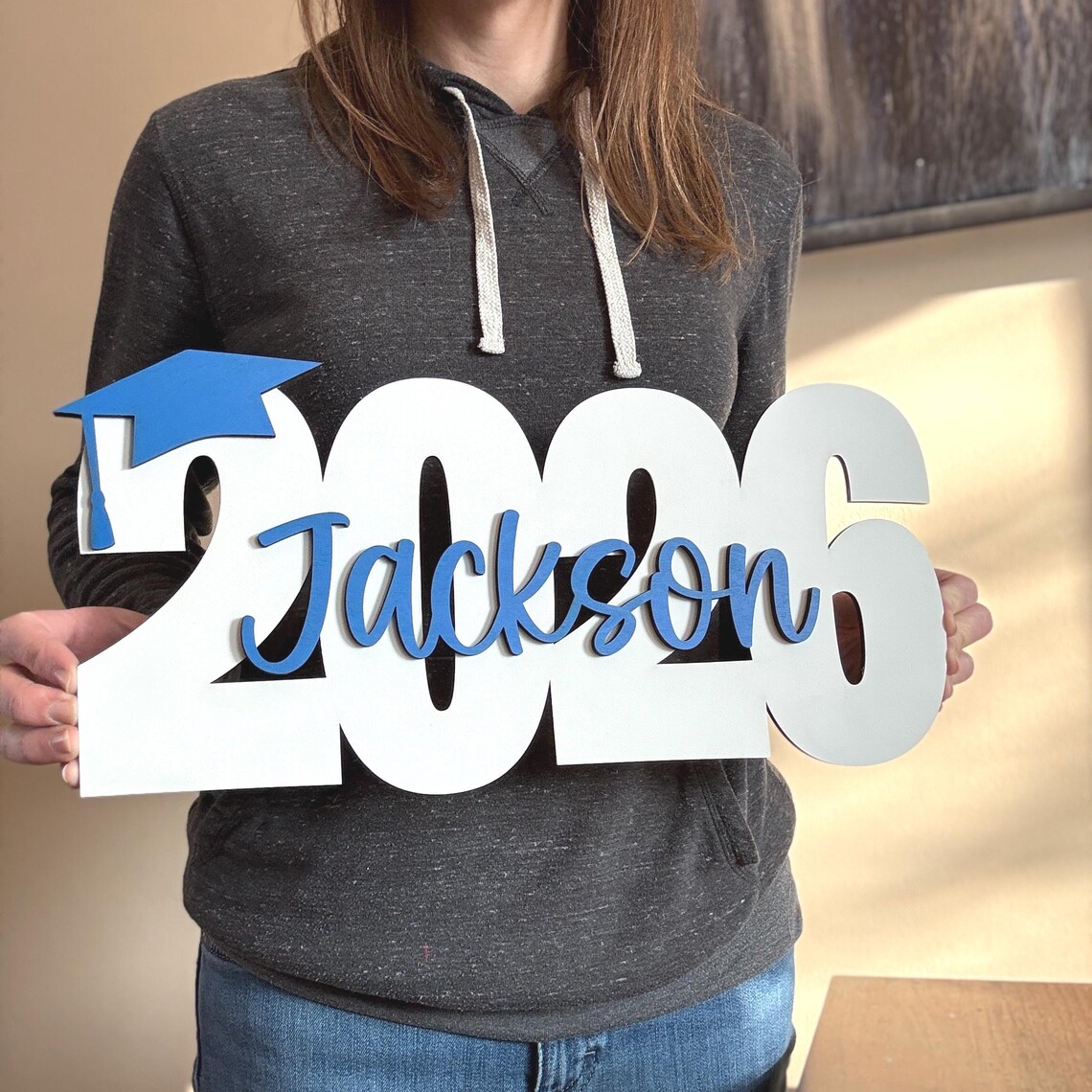Graduation Name Sign Photo Prop for Senior Photos Grad Party ...