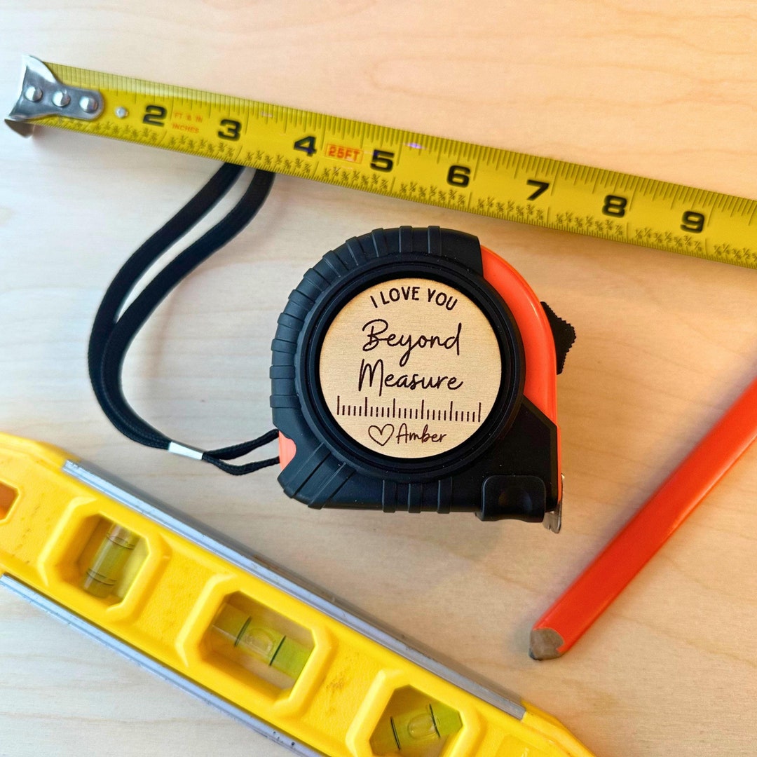 Engraved Tape Measure Personalized Husband Gift for Valentines Day ...