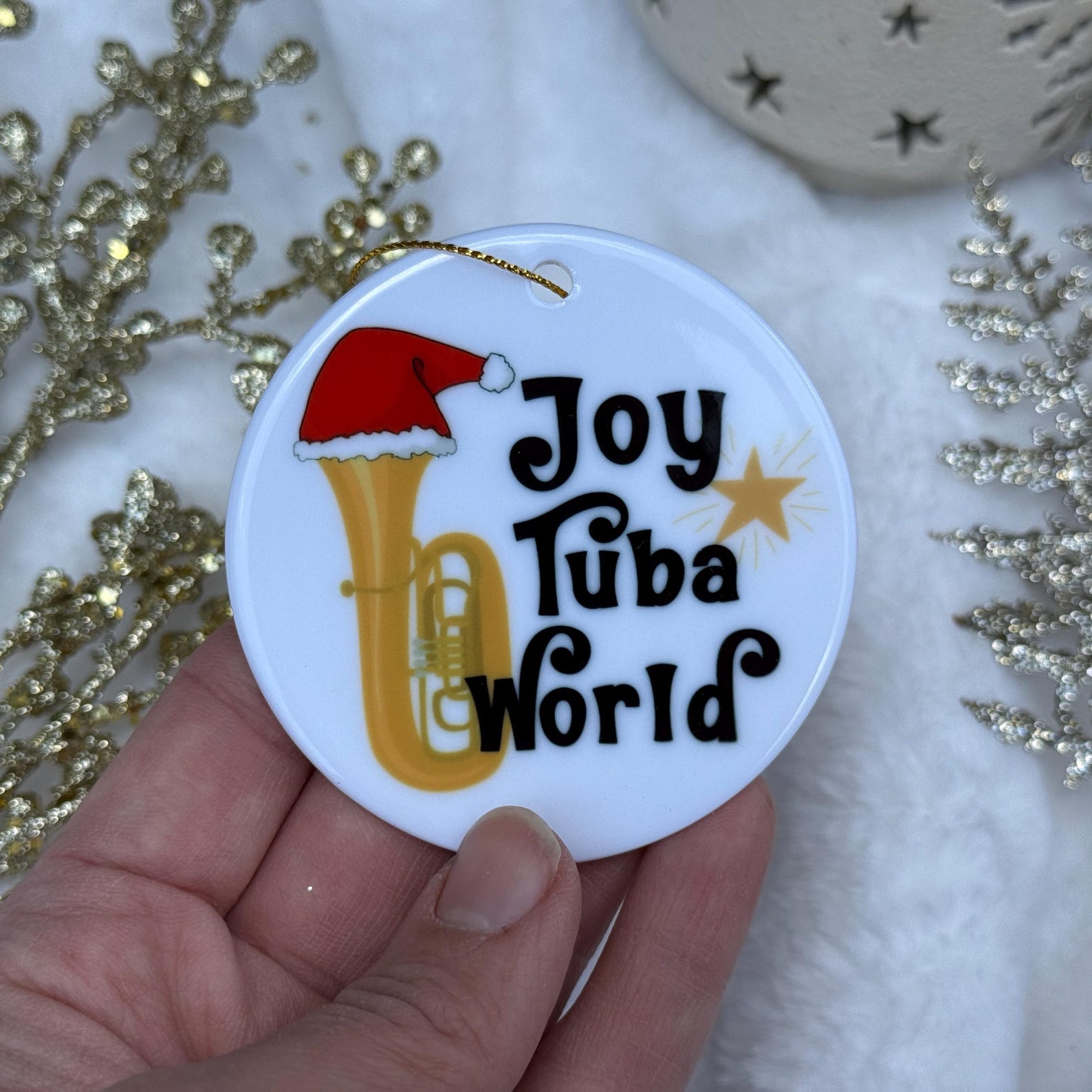Tuba Christmas Ornament Joy Tuba World Gift for Tuba Player Gift Idea ...