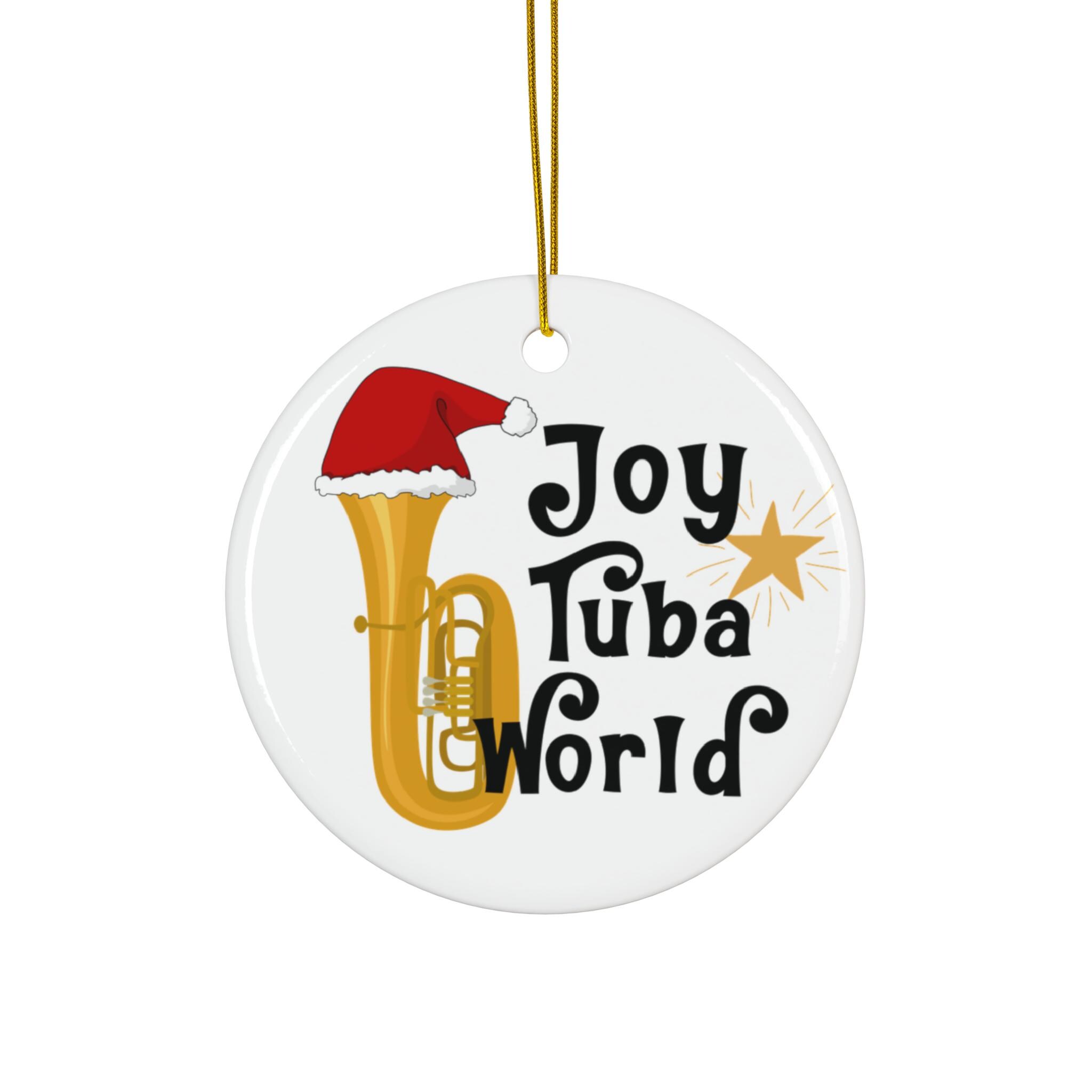 Tuba Christmas Ornament Joy Tuba World Gift for Tuba Player Gift Idea ...
