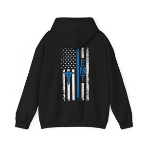 EMT Hoodie Personalized EMT Shirt Gift for EMT Sweatshirt Emergency ...