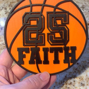 Custom Basketball Locker Sign With Name and Number Personalized Wood ...