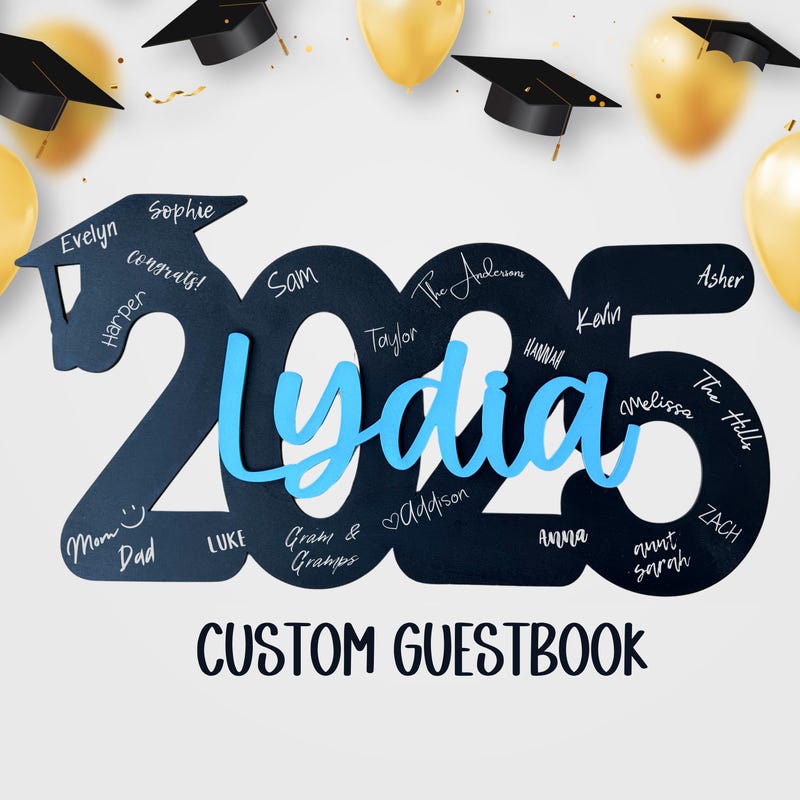 Graduation Guestbook - Etsy
