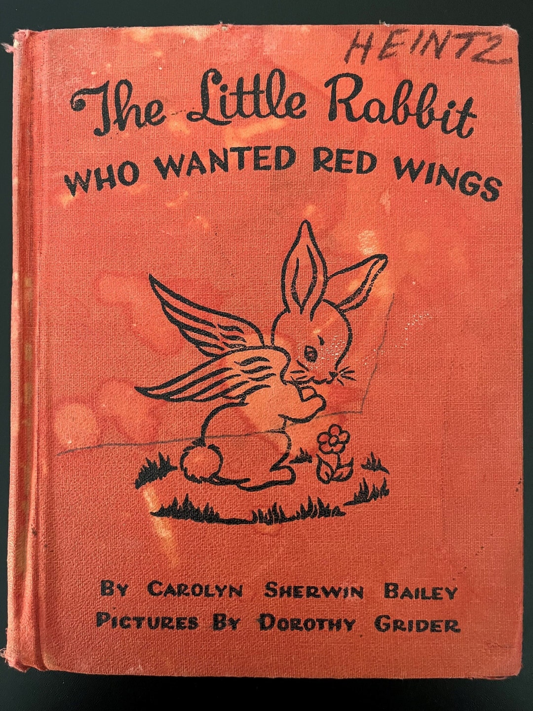 Vintage 1950s Children's Book "the Little Rabbit Who Wanted Red Wings ...