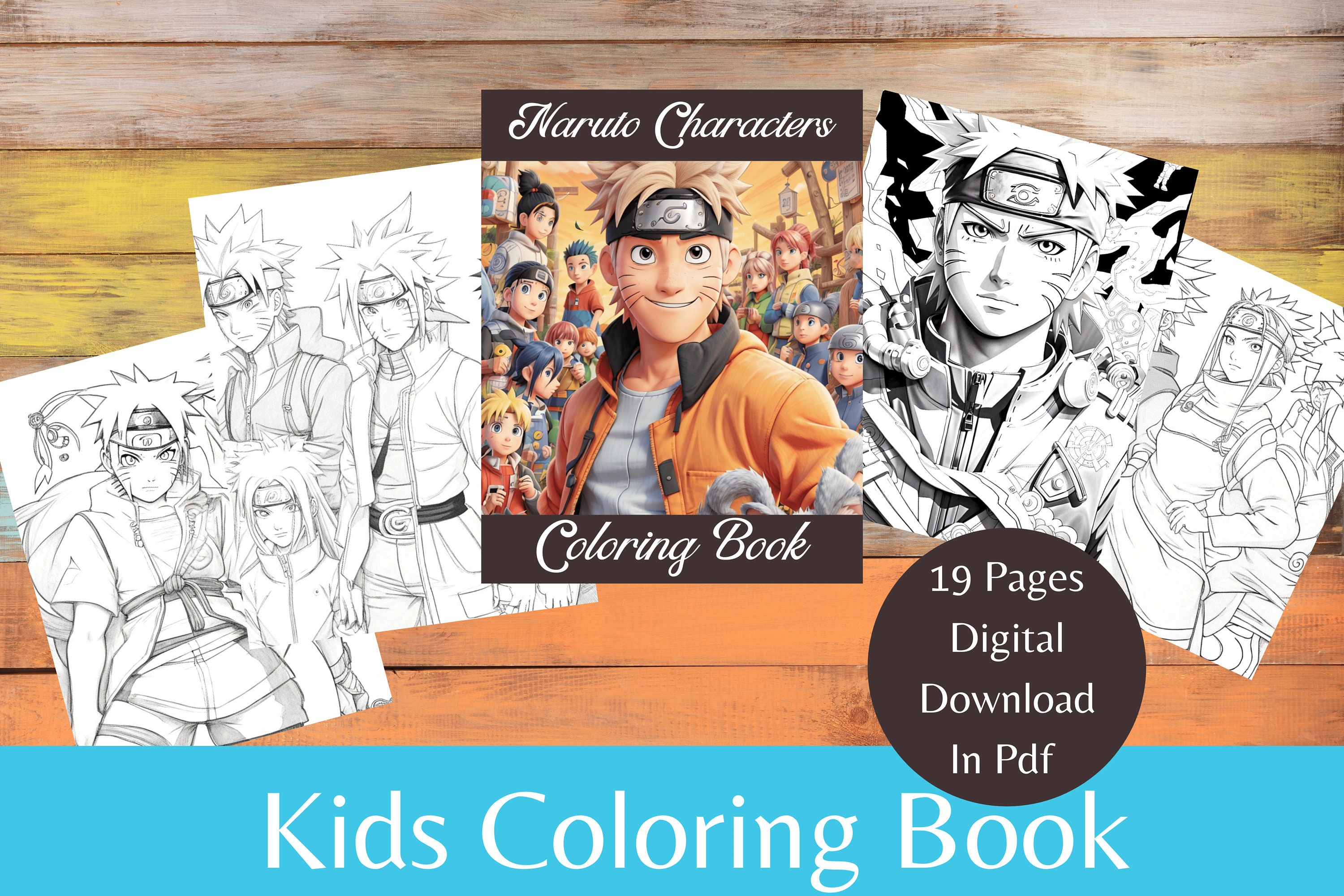 Coloring Pages Naruto Characters