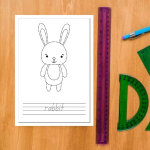 Animal Tracing Kids Activity Book | Educational Workbook | Fun Animal ...