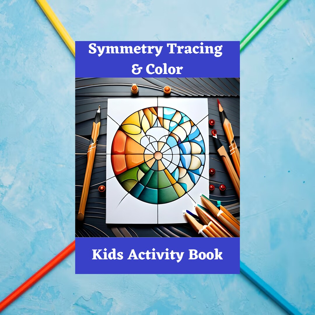 Symmetry Tracing & Color Kids Activity Books | Educational Fun ...