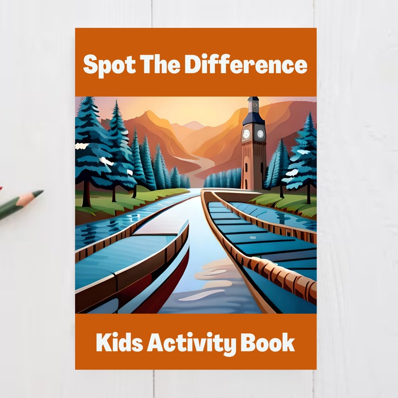 Spot the Difference Kids Activity Book | Fun Educational Game ...
