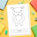 Animal Tracing Kids Activity Book Educational Workbook Fun Animal ...
