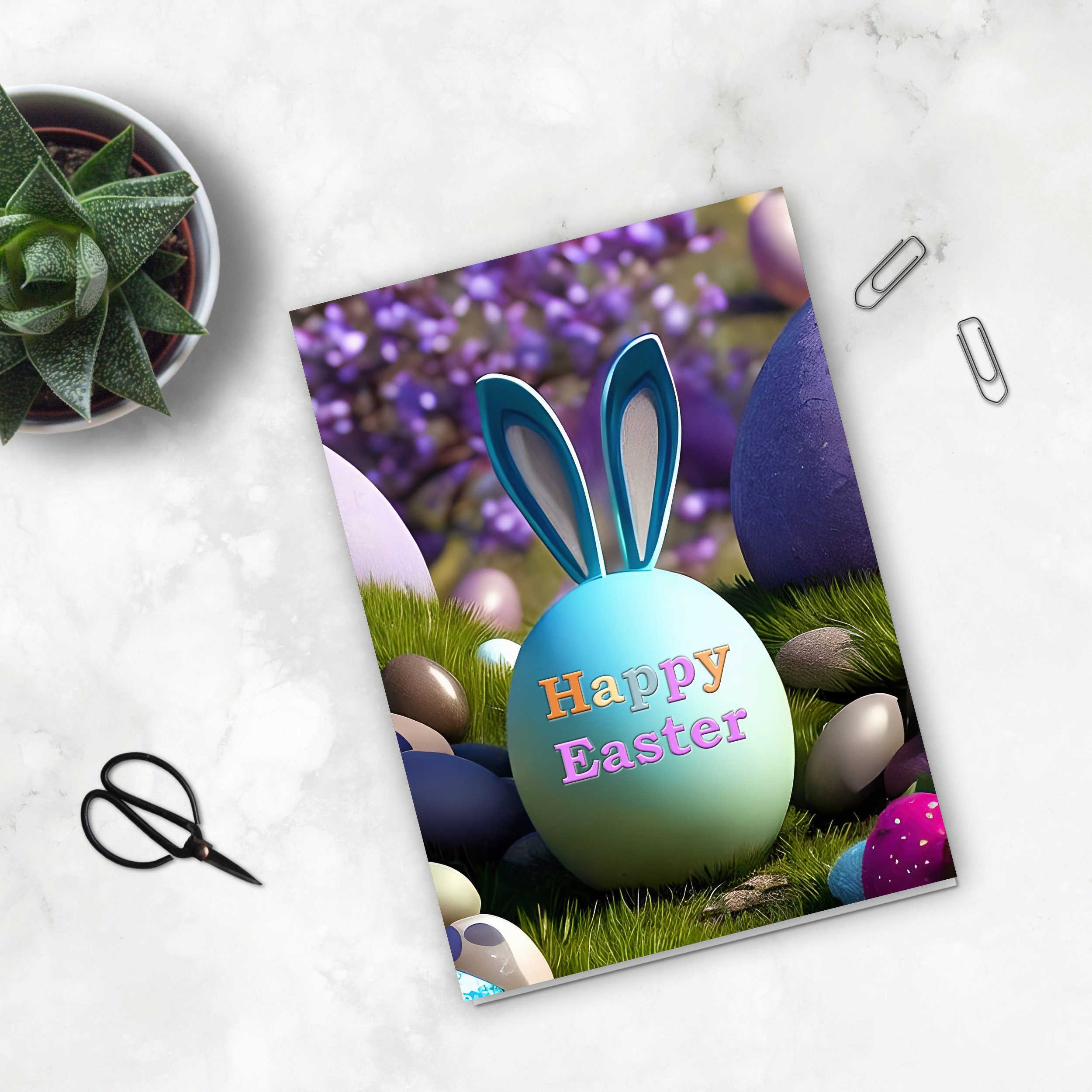 Printable Easter, Bunny Greeting Card, Cute Bunny Card, Rabbit Kids ...