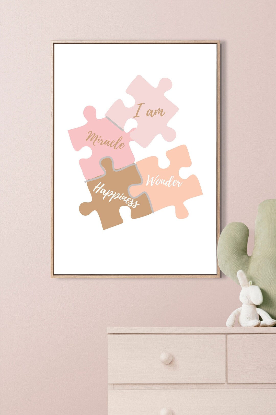 Affirmations for Kids, Puzzle-inspired Wall Art, Inspiring Words and ...