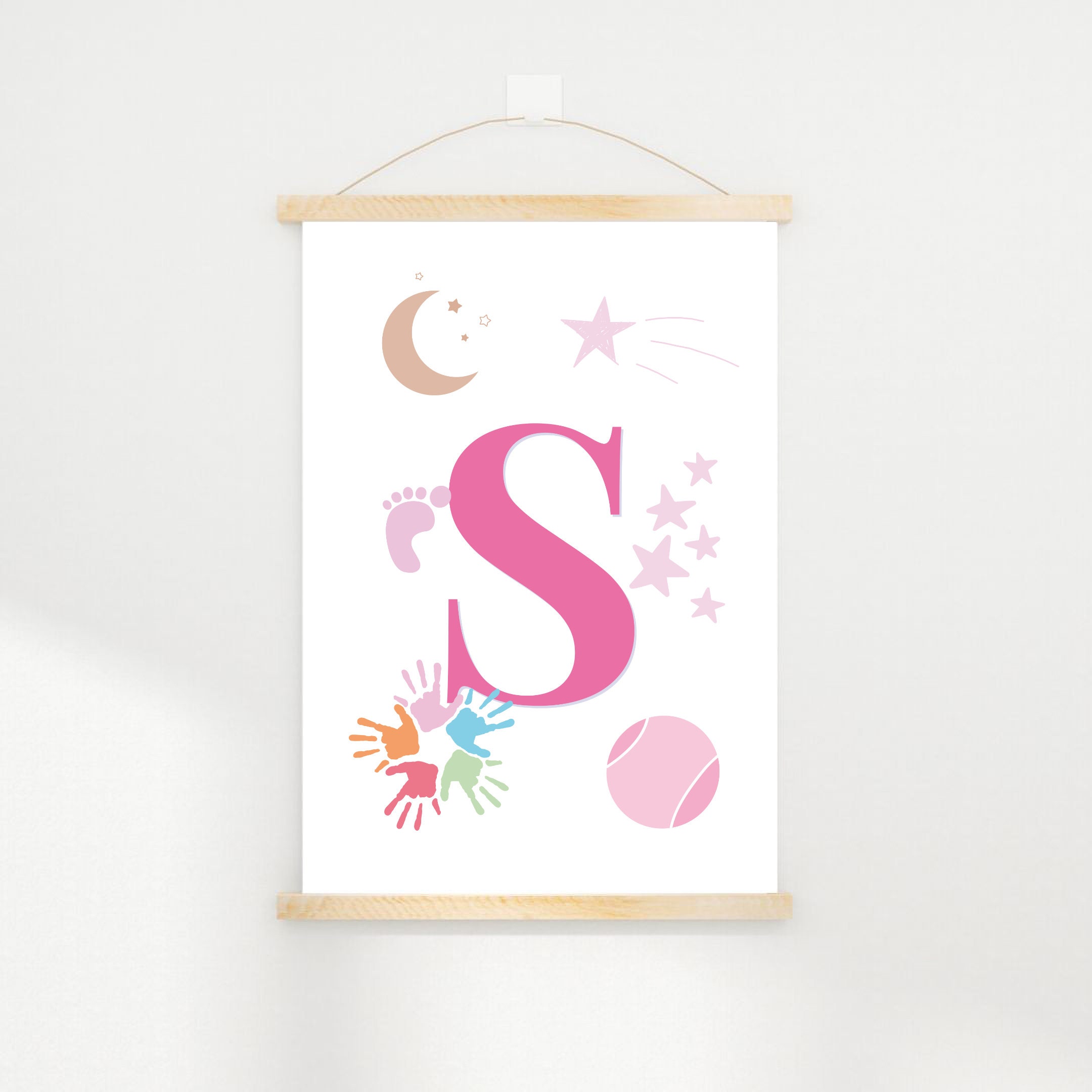 Printable Letter, Letter Sign, Letter S, Wall Art, Letters Poster ...