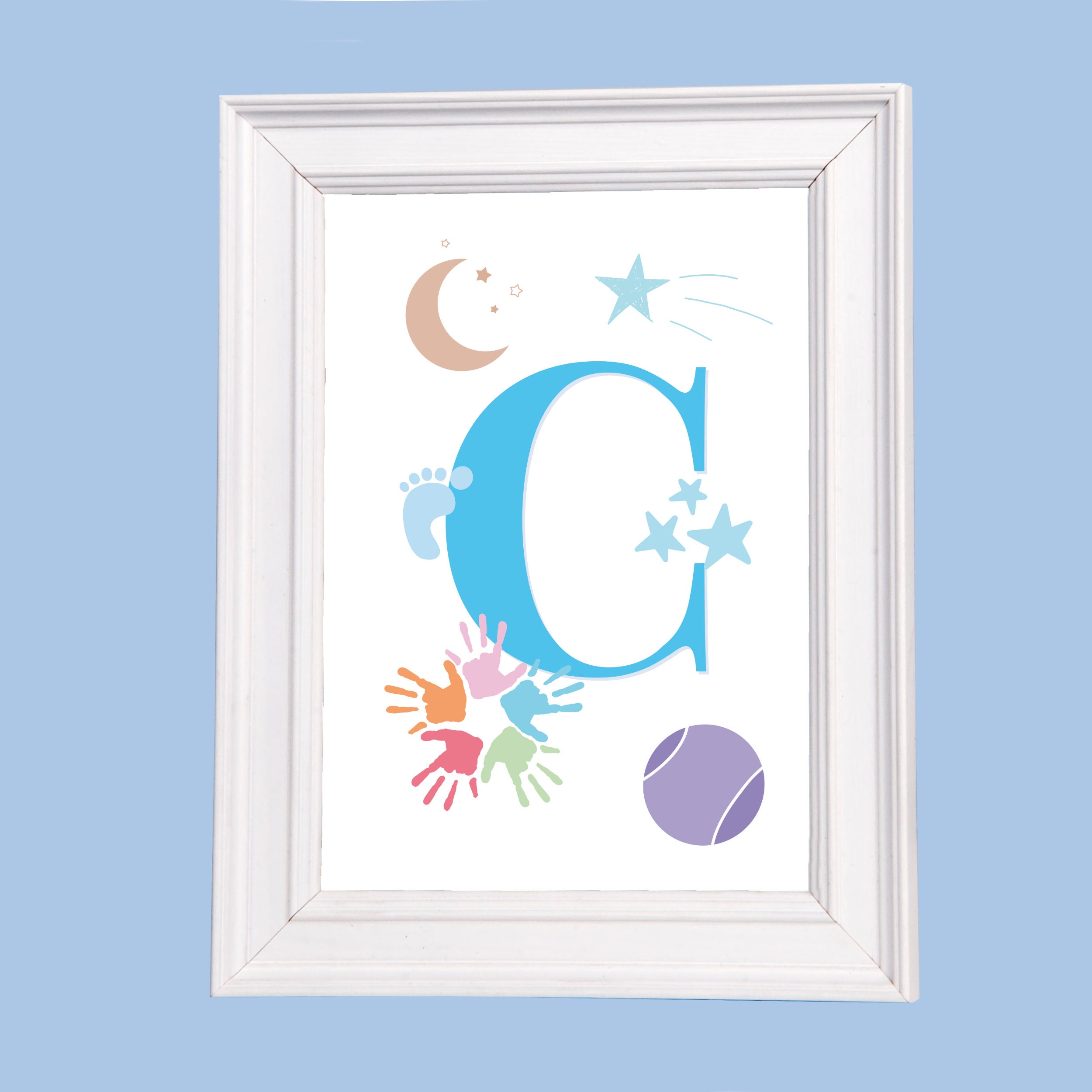Printable Letter, Letter Sign, Letter C, BABY BOY GIFT, Letters Poster ...