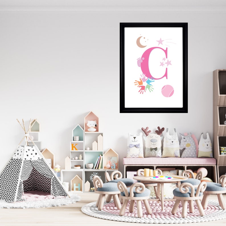 Printable Letter, Letter Sign, Letter C, Wall Art, Letters Poster ...