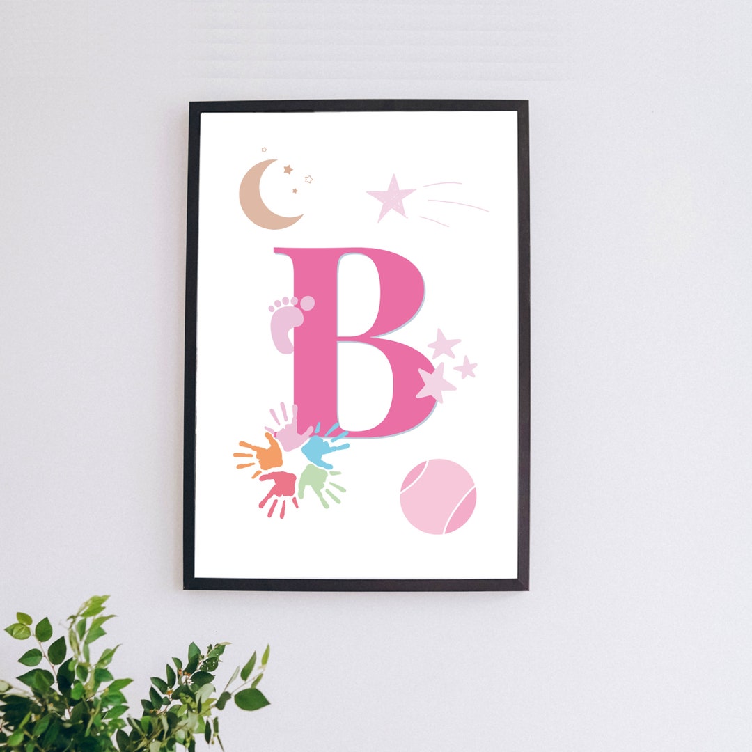 Printable Letter, Letter Sign, Letter B, Wall Art, Letters Poster ...