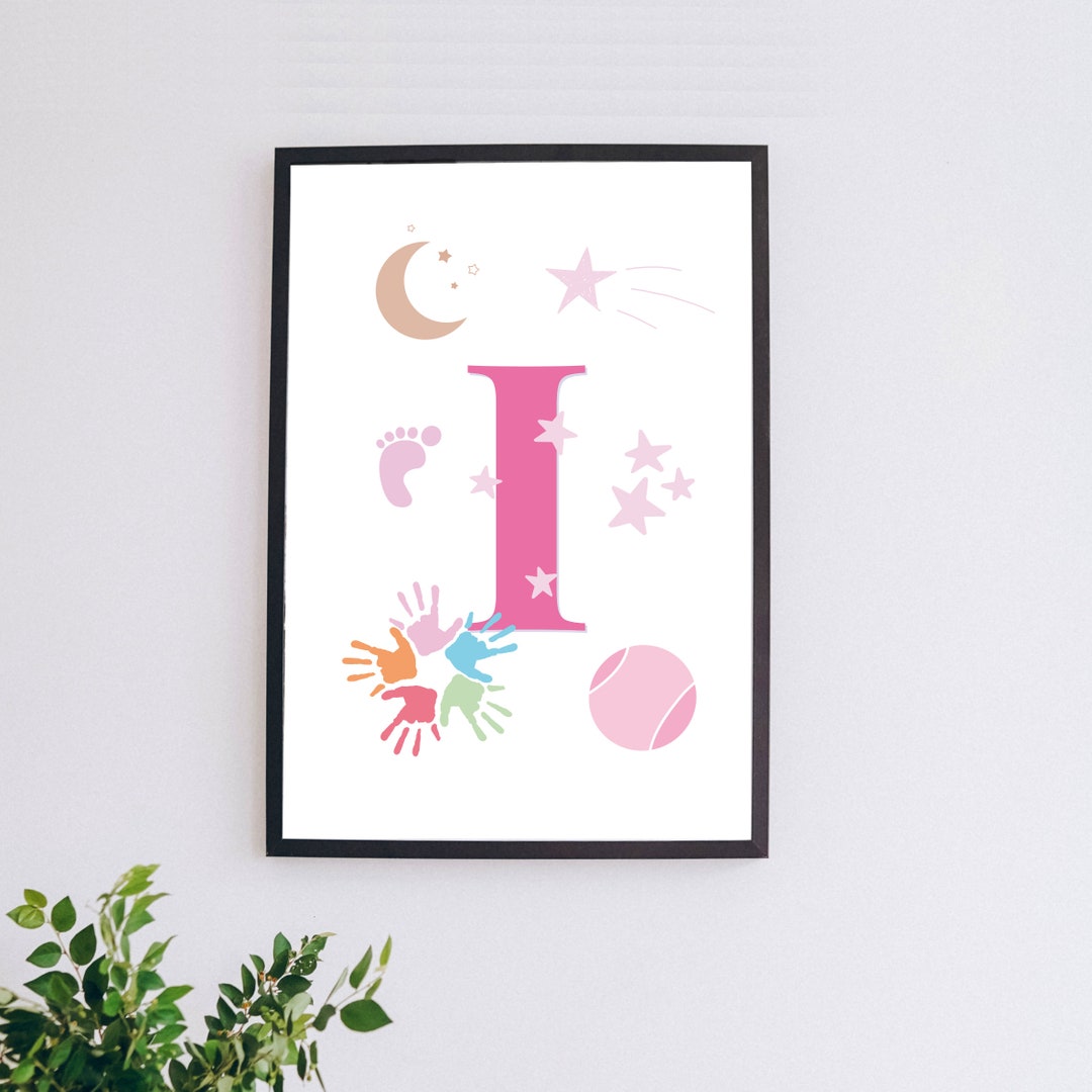 Printable Letter, Letter Sign, Letter I, Wall Art, Letters Poster Girls ...