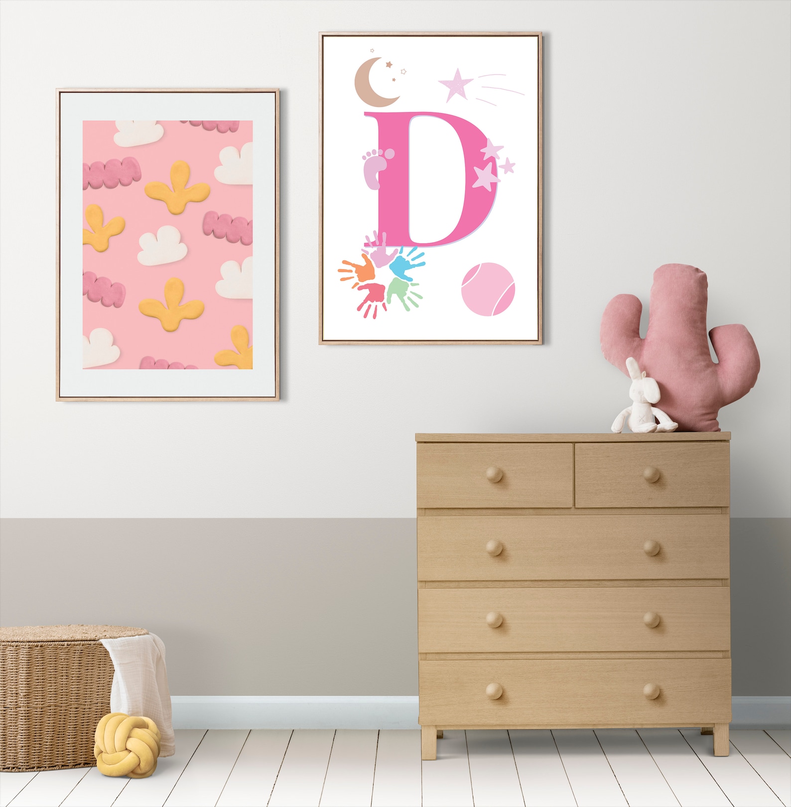 Printable Letter, Letter Sign, Letter D, Letters Poster, Girls Bedroom ...